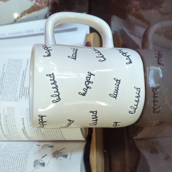 Rae Dunn | Dining | Rae Dunn Artisan Collection Ceramic Mug Happy ...
